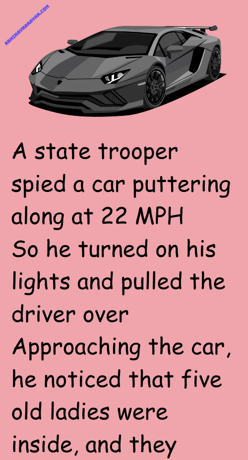 A state trooper spied a car puttering along at 22 MPH - Abhinay Narayan ...